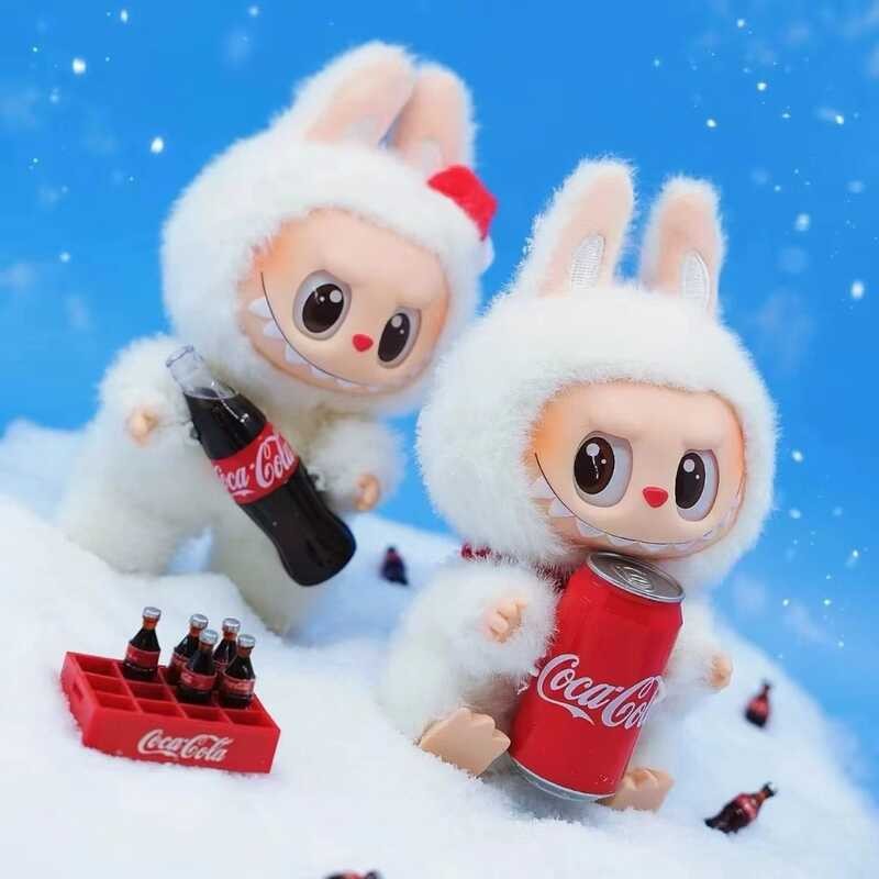Bubu Labu Labu Coca-Cola Boneca Fofa Rosto de Vinil Caixa Misteriosa ...