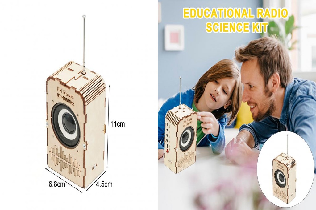 Radio Crafts Kit Projects Diy Wooden Fm Stem Science for Kids ...