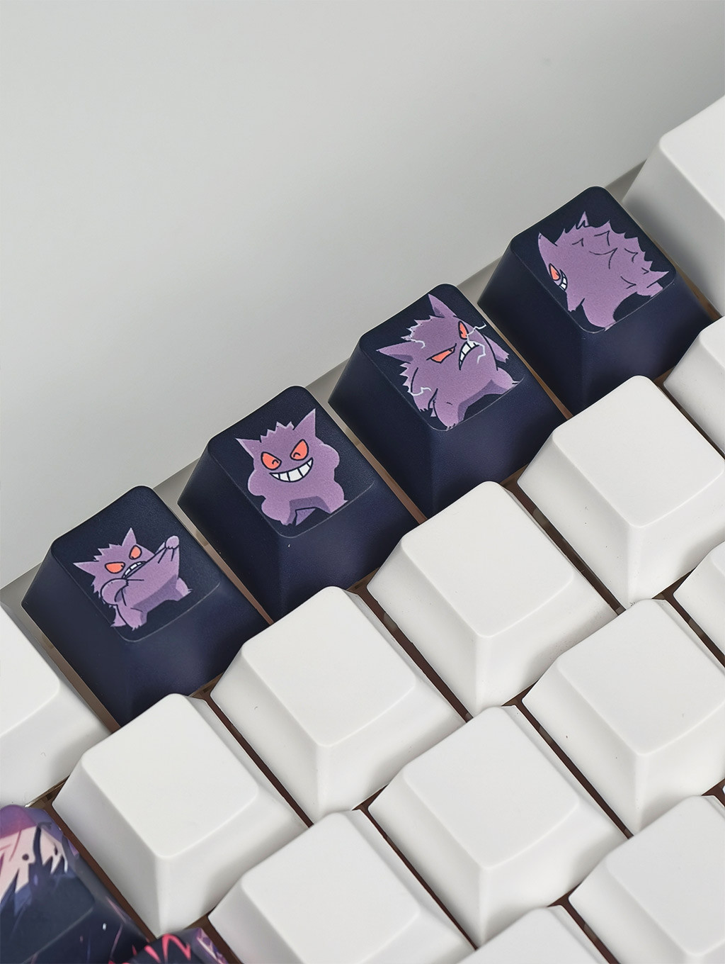Gengar Keycaps Cherry Profile 12pcs PBT Dye Sublimation Mecânico Aula ...