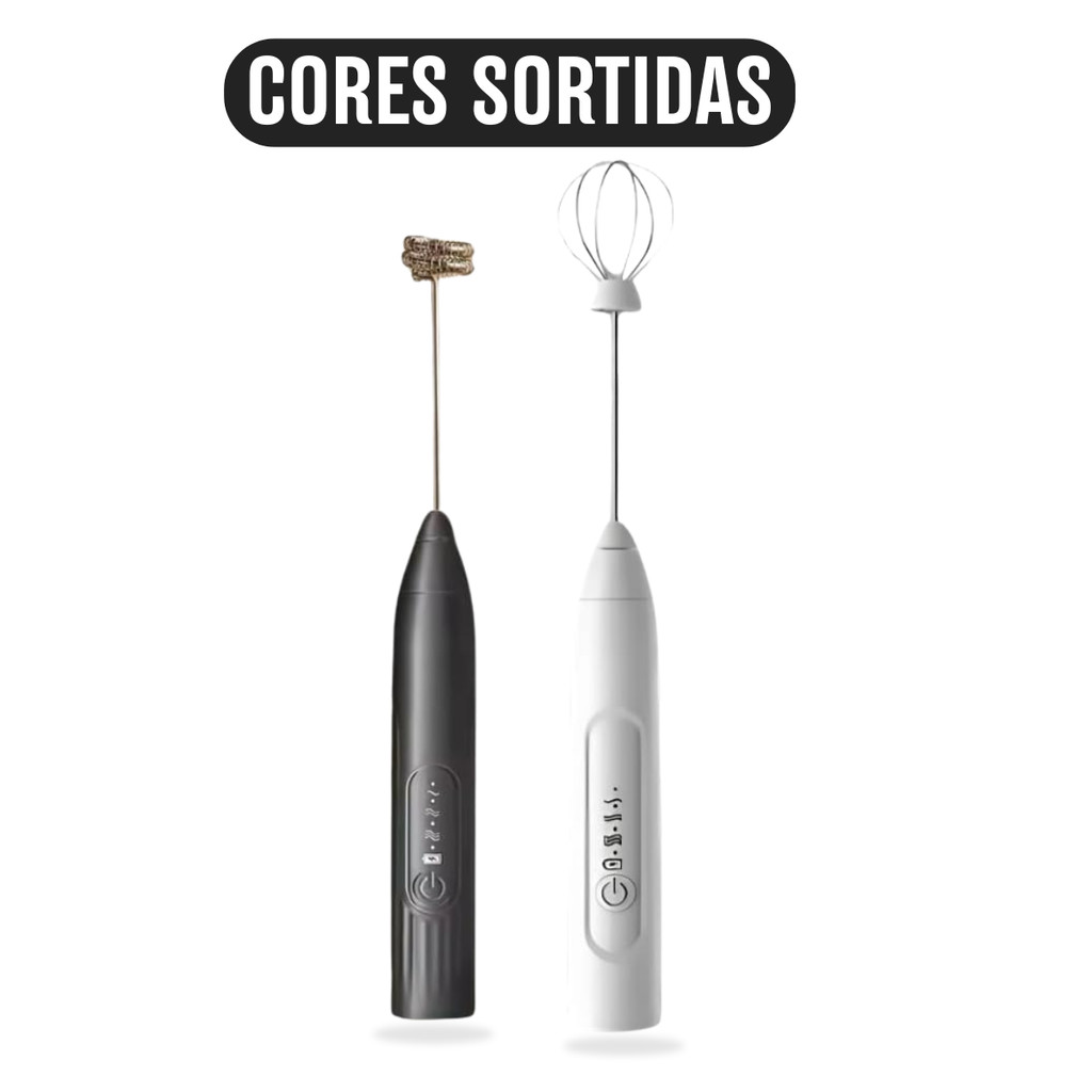 (Premium) Mini Batedor Mixer Elétrico Portátil Bivolt - (Cores Sortidas ...