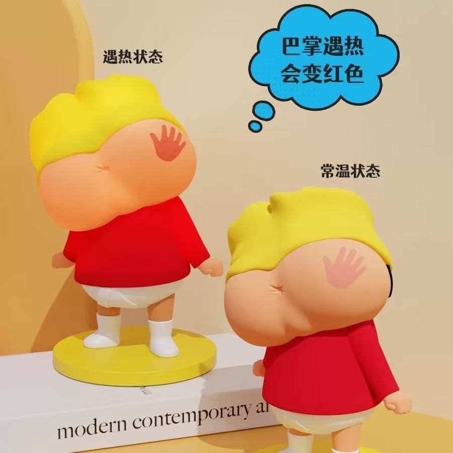 Lápis de cor Vitality Dudu Crayon Shin-chan Pat Pat Lamp criativo, luz ...