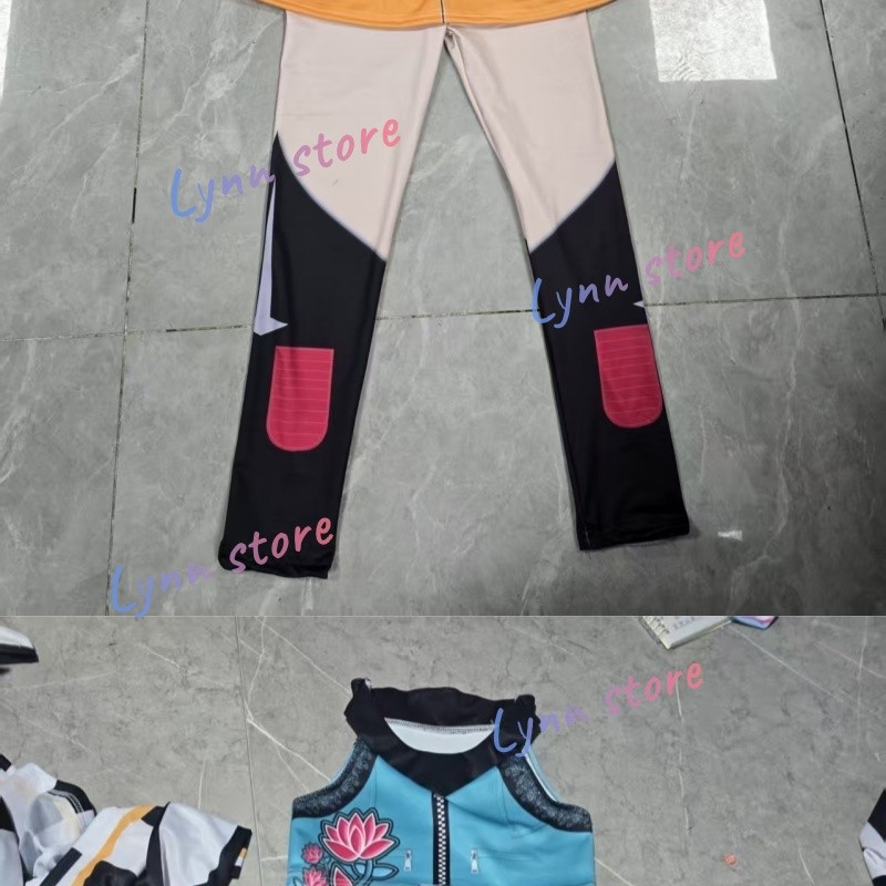 Tamanho infantil KPOP DEMON HUNTERS RUMI ZOEY MIRA Traje e peruca para ...