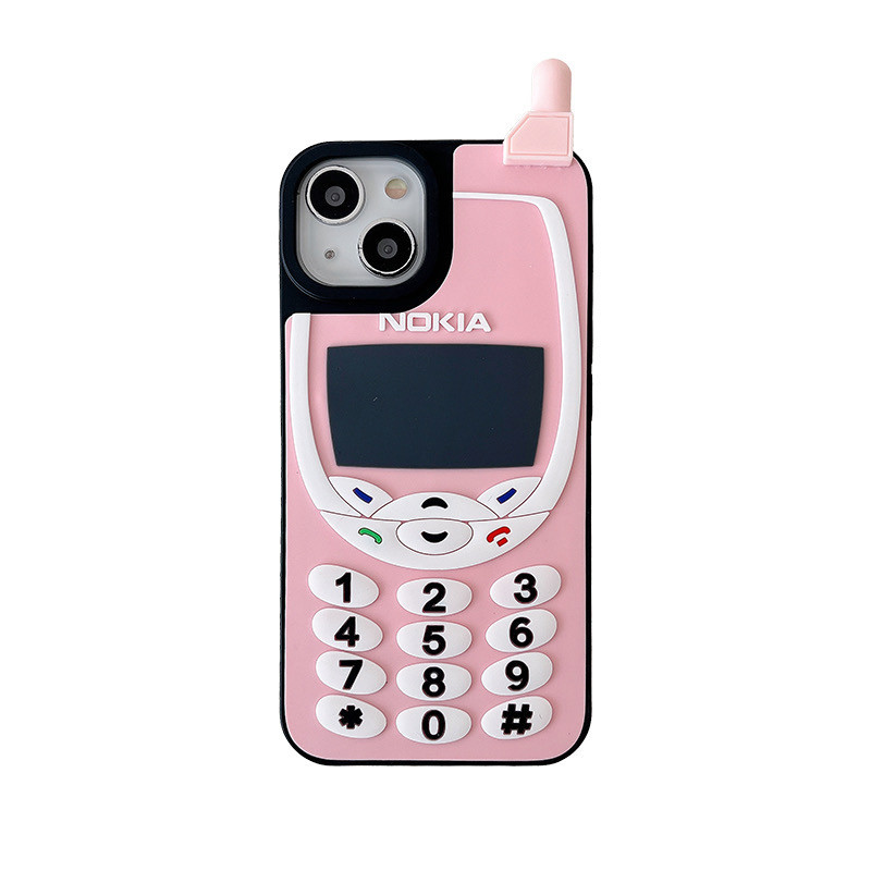 Caixa Para iPhone 16 Pro Max Retro Estilo 3D 11 12 13 14 15 XR XS ...