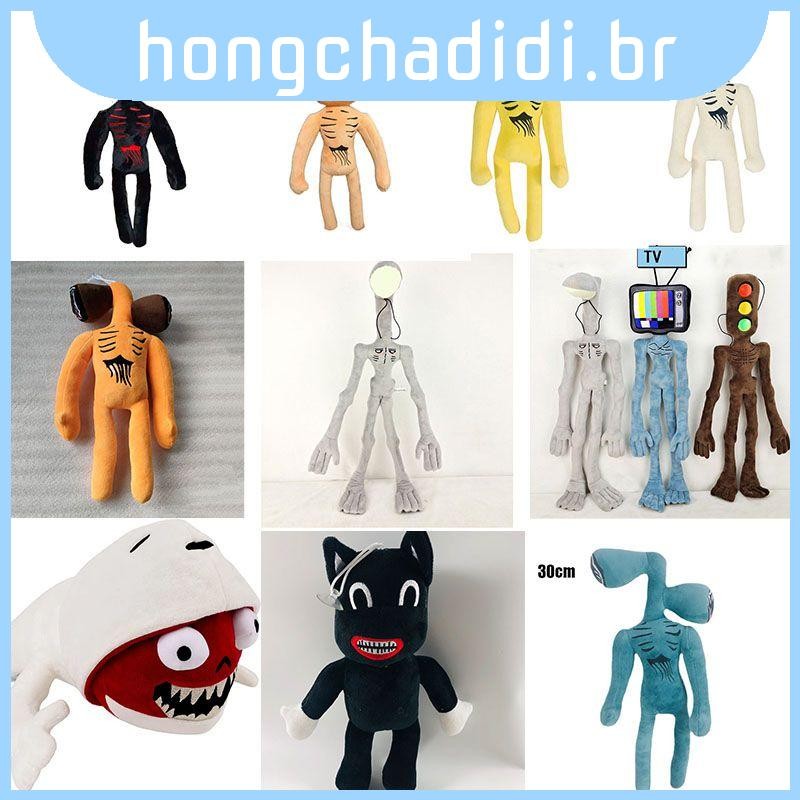 25-55cm Cute Anime SCP Siren Head Plush Toy Bendable Doll Monster ...