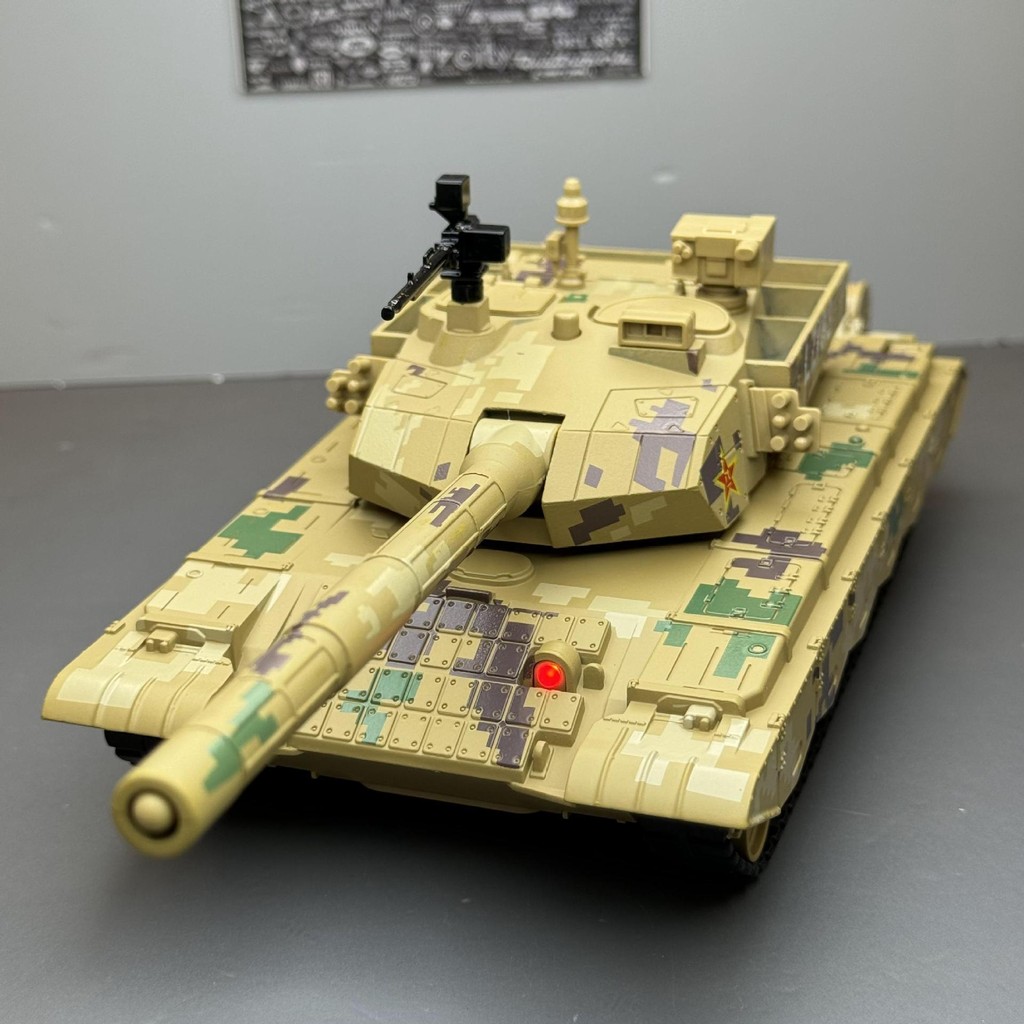 Tanque de Guerra Principal Liga Militar 1: 32 com Luz de Som Pull Back ...