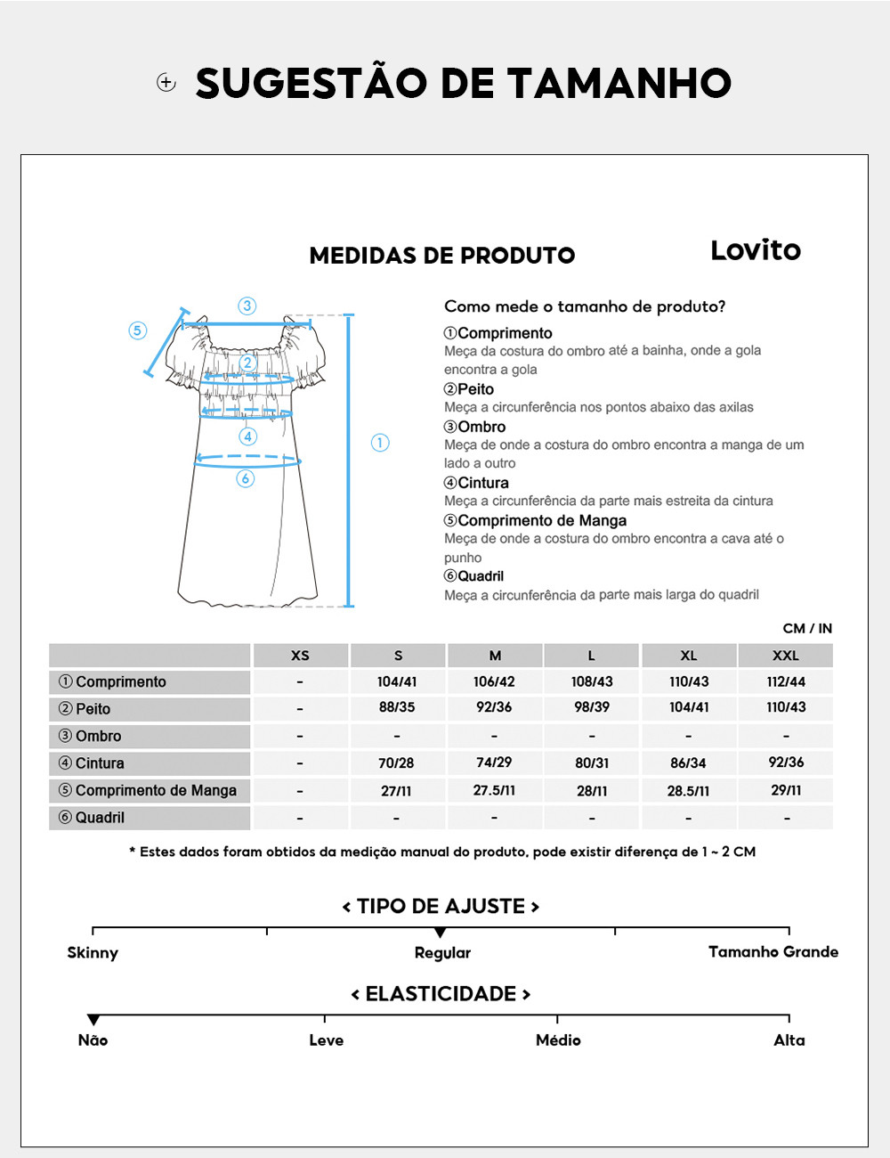 Lovito Elegante Vestido Floral Manga Bufante Gola Quadrada Vestido De ...