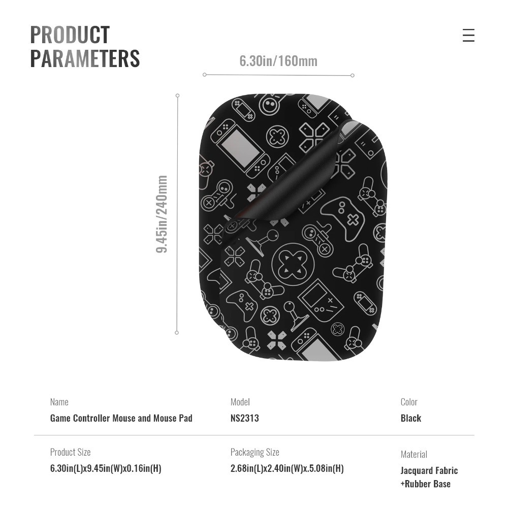 Controlador De Jogo Mouse E Pad Para Nintendo Switch 2 Joycon ...