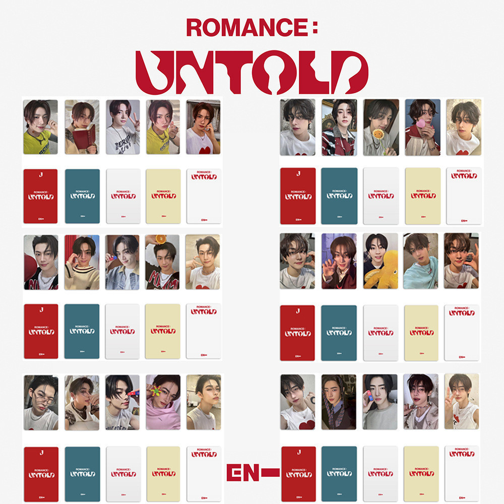 Kpop Idol Pt ROMANCE UNTOLD Álbum Fotocard | Shopee Brasil