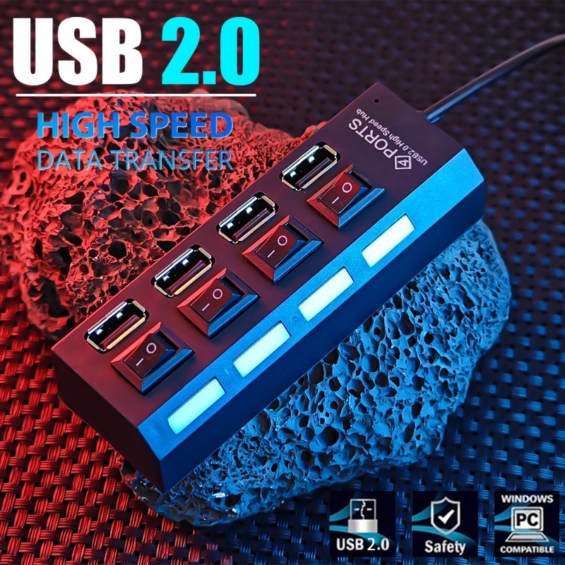 Divisor De 4 Portas Hub Splitter-Tomada De Disco U Para Notebook ...