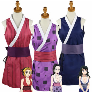 Anime Demon Slayer Temporada 2 Suma Hinatsuru Makio Cosplay Traje Uzui ...