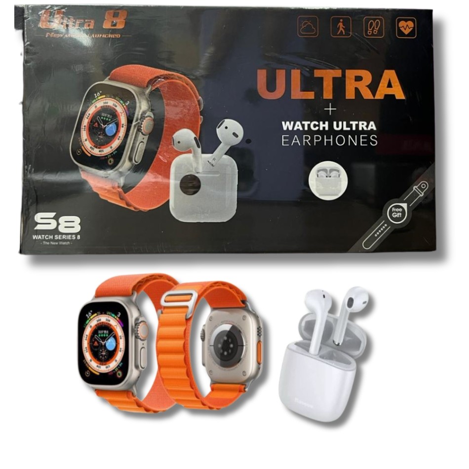 Relogio SmartWatch S8 Ultra Earphones Cores Sortidas | Shopee Brasil