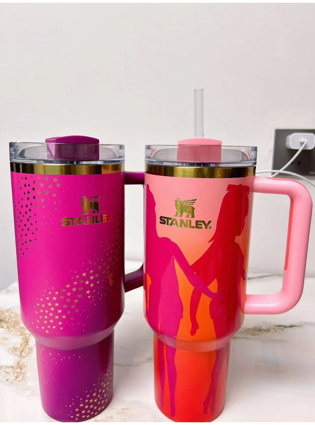 Conjunto de caixa Original stanley stanley novo estilo série Barbie ...