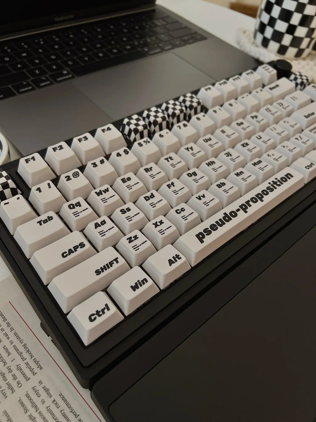 Retro Checkerboard Keycaps Cherry Profile 133 Teclas PBT Dye ...