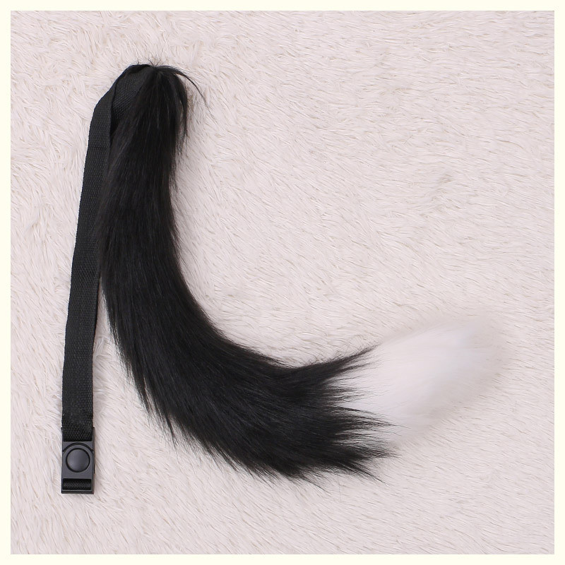 Cosplay Cute Fox Tail for Women Girls Nova Simulação Criativa Cauda De ...