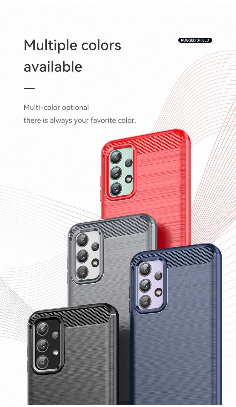 Invólucro Anti-Rachaduras Para Samsung Galaxy A16 A06 M55 M35 M15 C55 A25 A35 A55 A15 A54 A34 ...