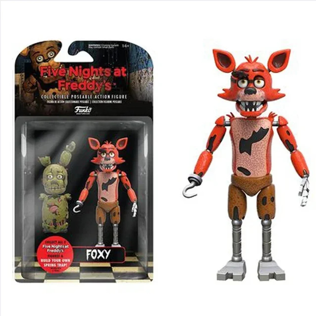 JINN FNAF FIVE NIGHTS AT FREDDY'S Figuras Destacáveis BONNIE FOXY CHICA ...