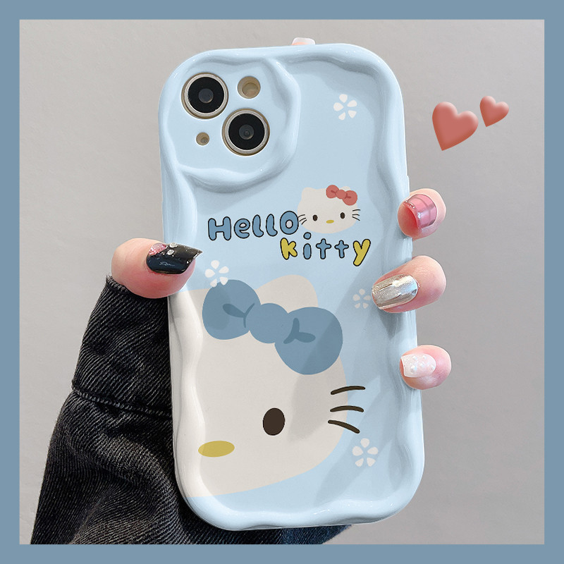 Para iPhone 16 Pro Max 16 Plus Cartoon Cute Hello Kitty Casais Soft ...