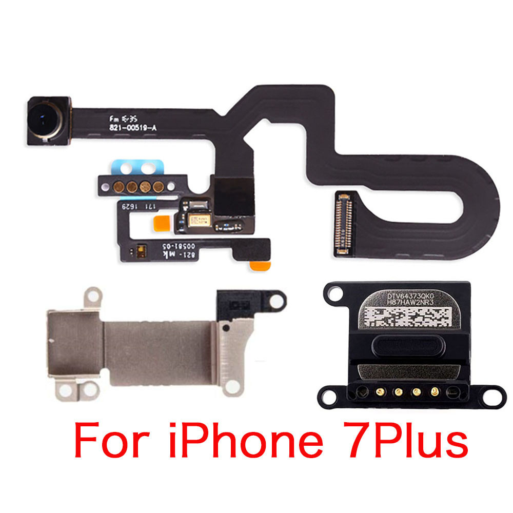 Câmera Frontal Para iPhone 7 7P 8 Plus Sensor De Luz De Proximidade Cabo De Fita Flexível + Fone ...