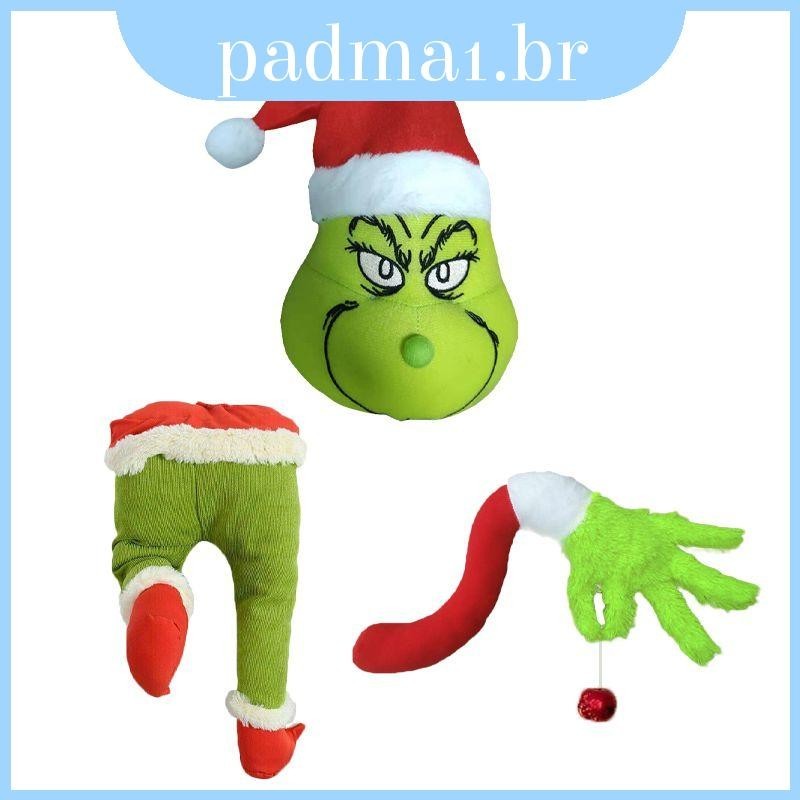 Ornamentos Criativos E Divertidos De Árvore De Natal Grinch Com Perna ...