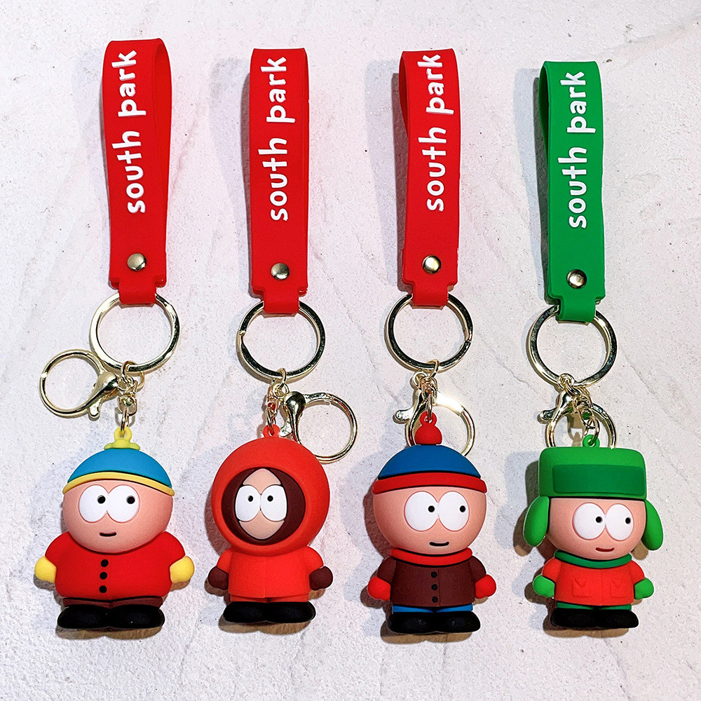 South Park Chaveiro Parque Boneca Casal Pingente Garra Máquina Pequeno Presente | Shopee Brasil