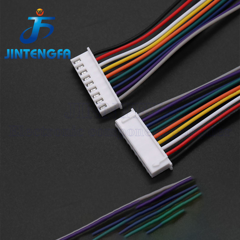 10 Jogos/Lote JST XH2.54 XH 2.54mm Conector De Cabo De Fio 2 3 4 5 6 7 8 9 10 11 12 Pinos Passo ...