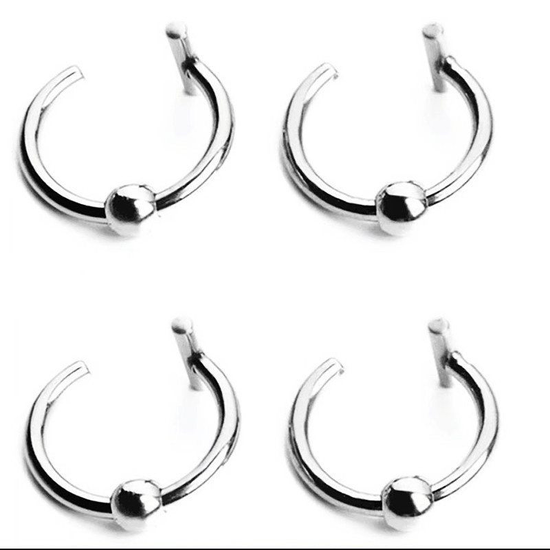 Anel Labial Falso Sem Perfurações , Unhas Labiais Furos , Especiarias ...