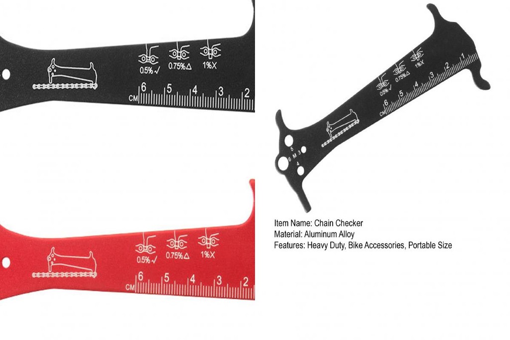 Ergonomic Chain Checker Tool Mtb Road Bike Wear Indicator Heavy Duty ...