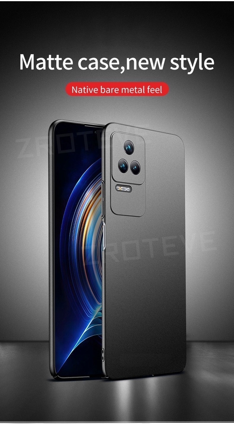 Capa Em PocoF5 ZROTEVE Ultrafina Rígida Fosca Para PC Xiaomi Poco F5 F4 ...