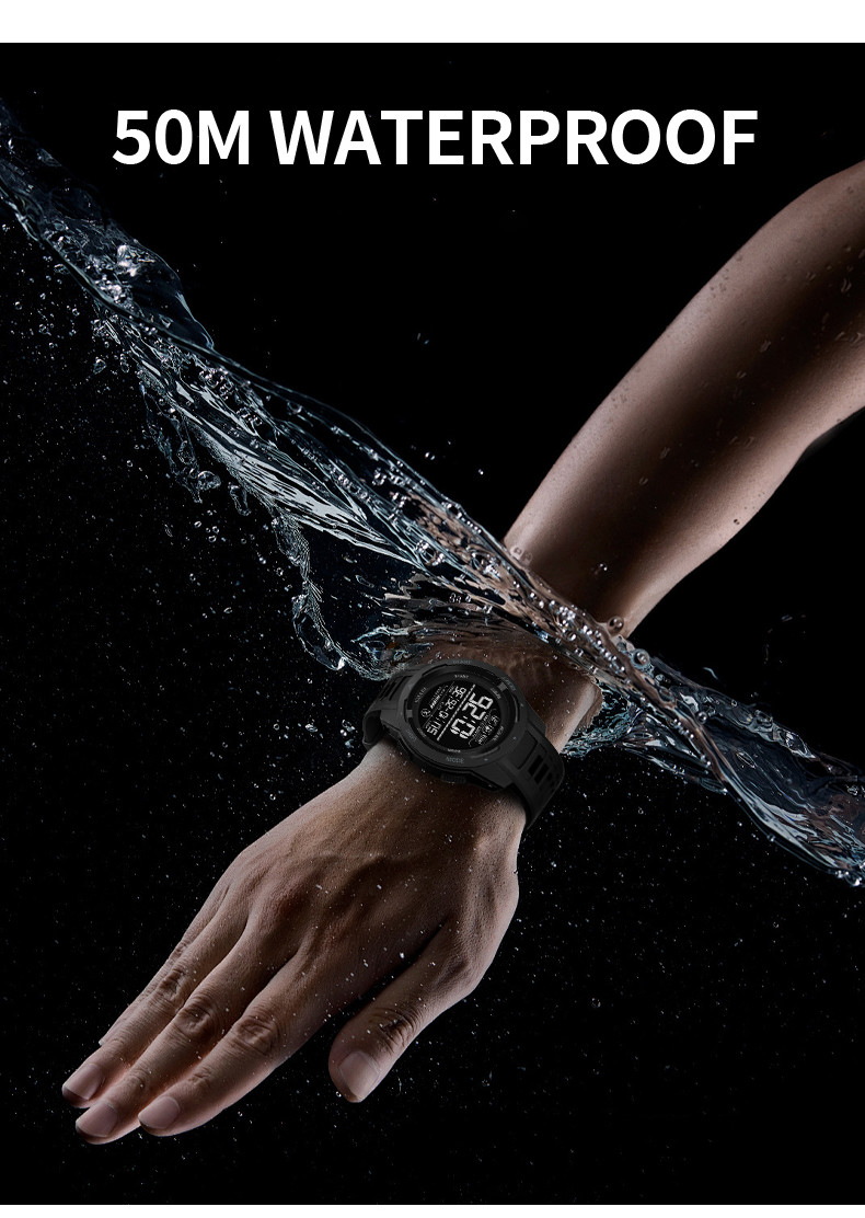 SMAEL 8105 Relógio À Prova Dwaterproof Água Digital Luz Cronômetro Para ...