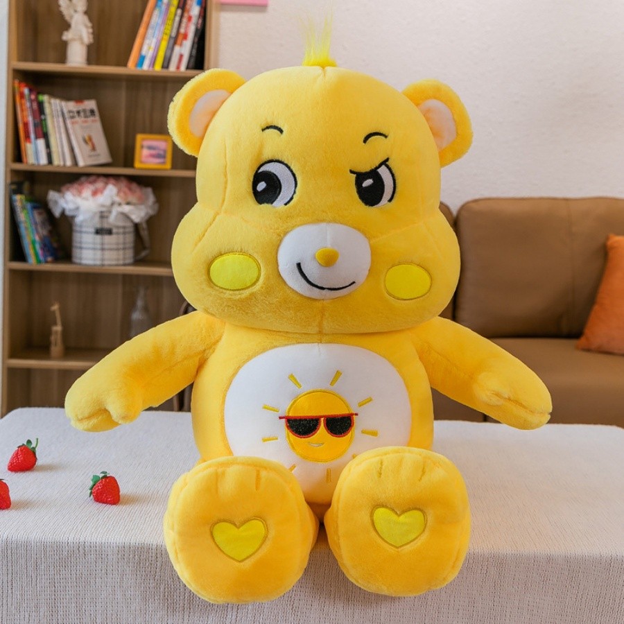 Ursinhos carinhosos care bears Brinquedo de pelúcia urso arco-íris travesseiro macio infantil ...
