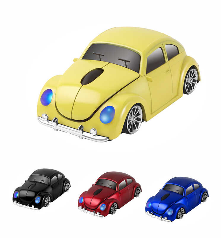 Mouse De Carro Sem Fio 1000DPI Computador Óptico VW-Beetle Ratos 3D ...