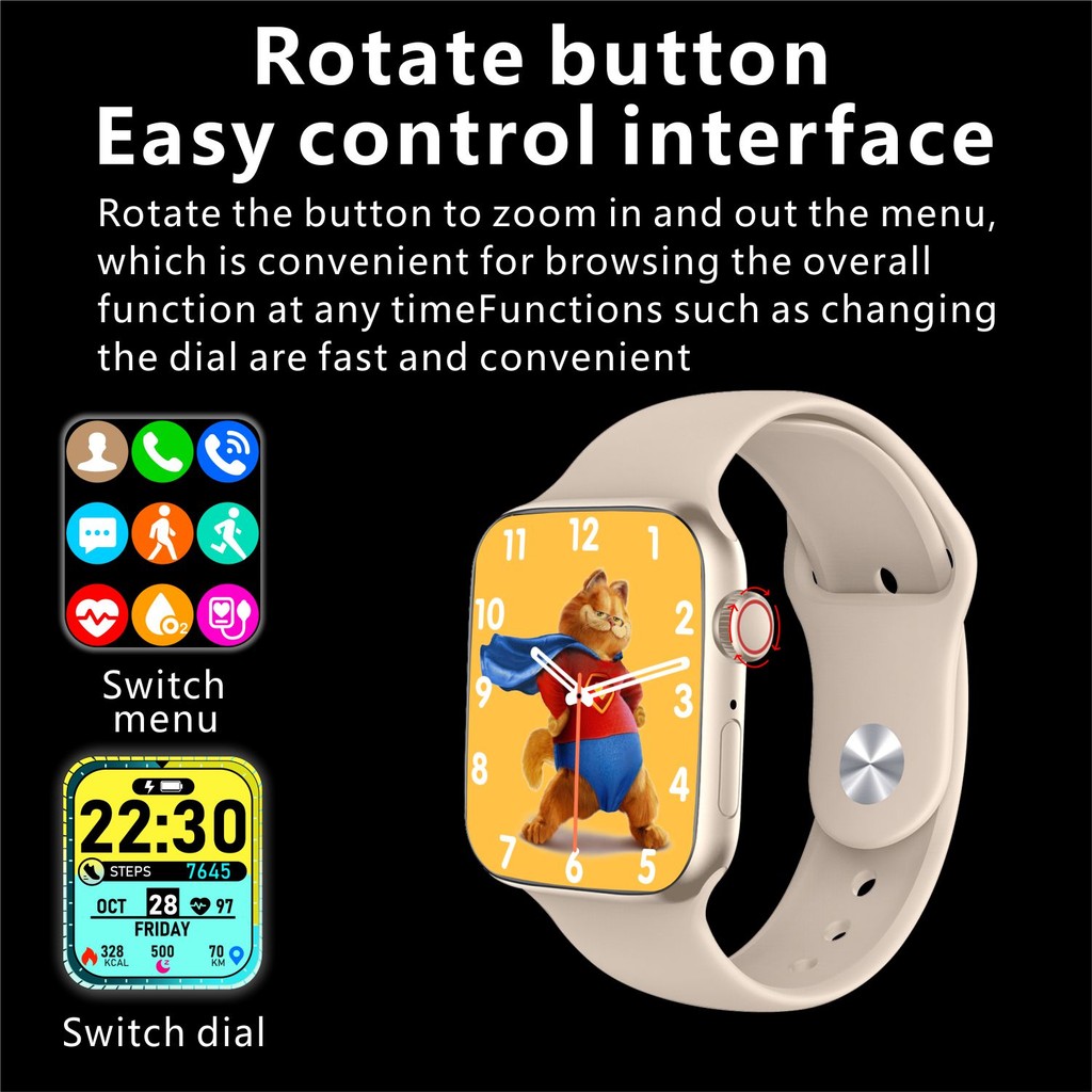 2025 Mais Recente Smartwatch S10 Pro Relógio Série 10 2.08 Polegadas ...