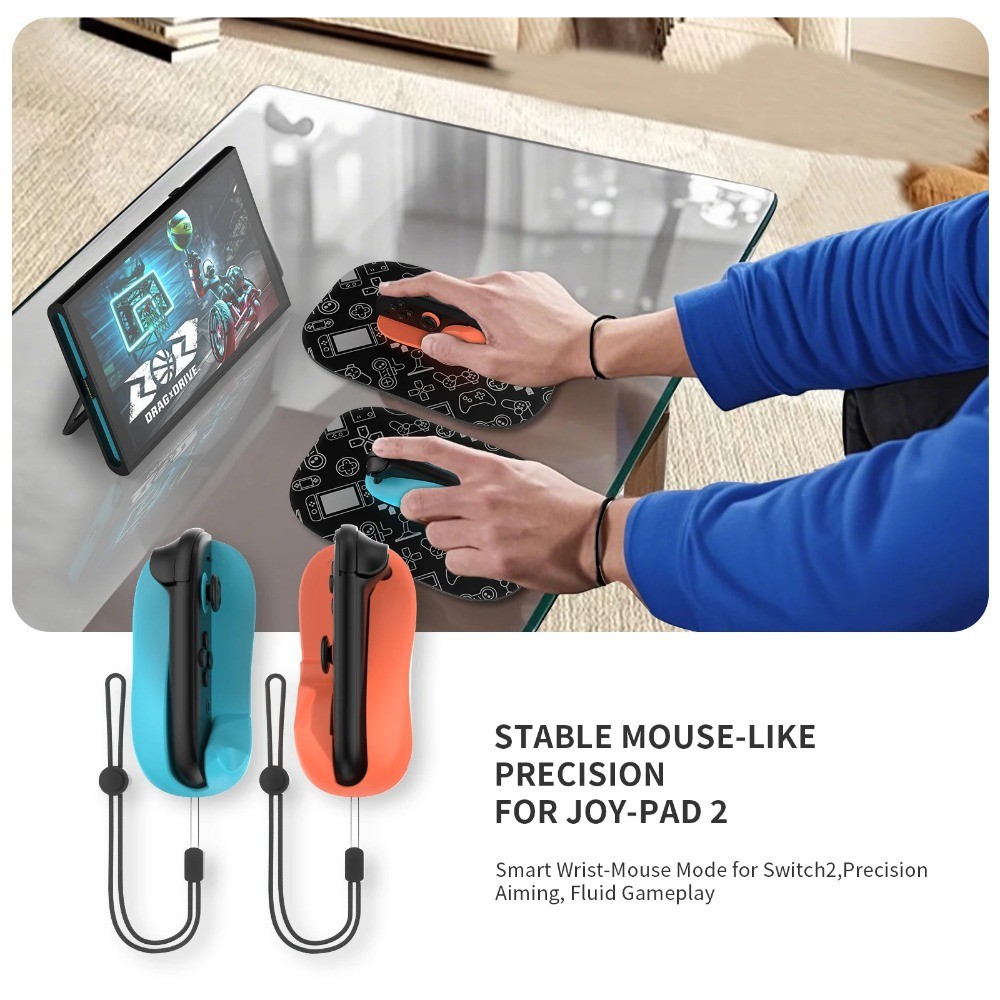 Controlador De Jogo Mouse E Pad Para Nintendo Switch 2 Joycon ...