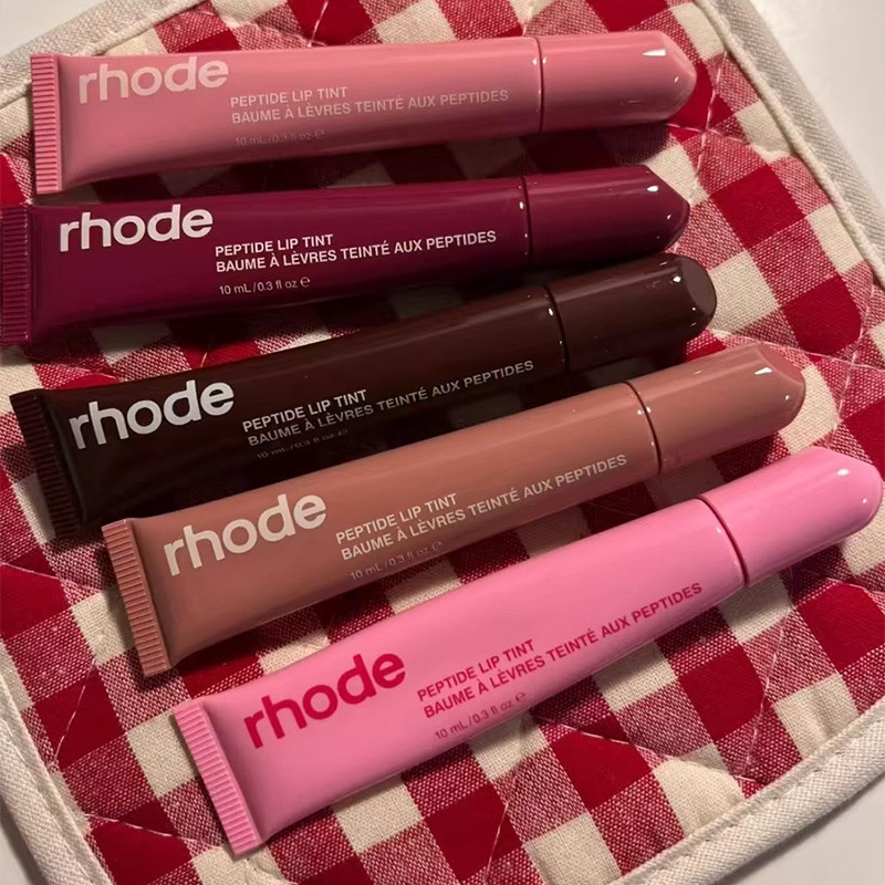 15 Cores Rhode Matizado Batom Gloss Gel Labial Para Hidratar Cuidados ...