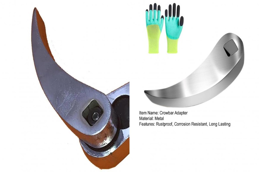 Pry Away Stubborn Objects Tool Adjustable Angle Head Crowbar Adapter ...