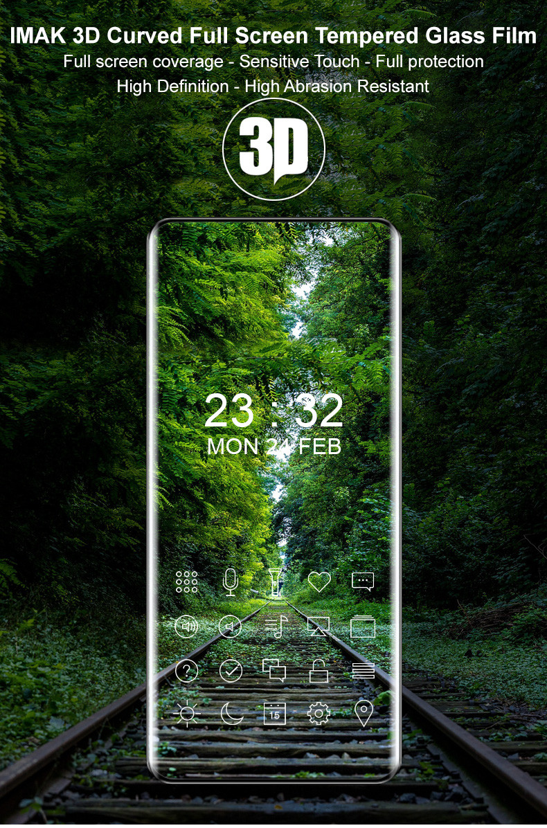 IMAK Redmi Note 14 Pro + 5G 3D Filme De Vidro Temperado Em Tela Cheia Protetores De ...