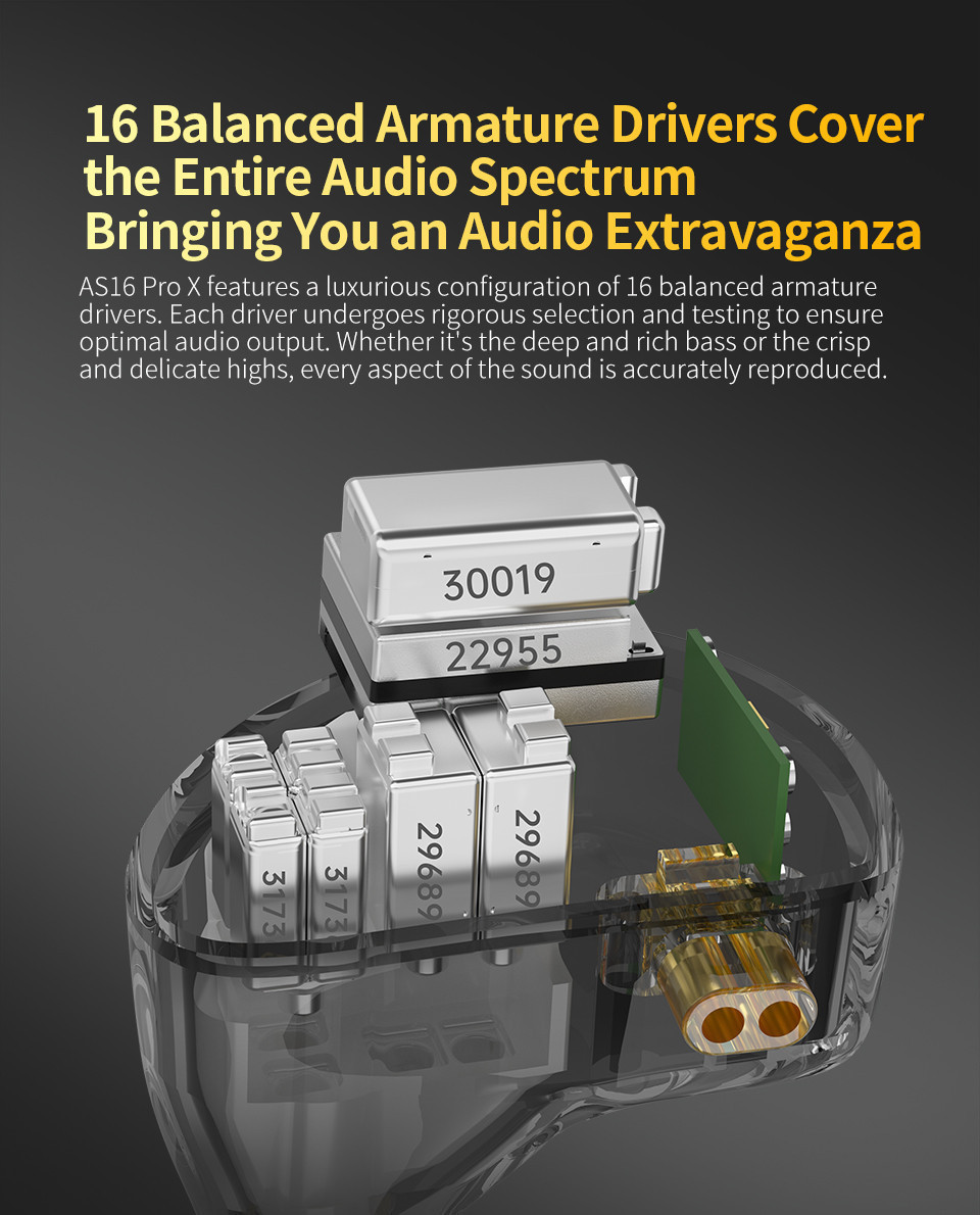 Fone De Ouvido Uareliffe KZ AS16 Pro X Com Caixa De Armazenamento PU ...