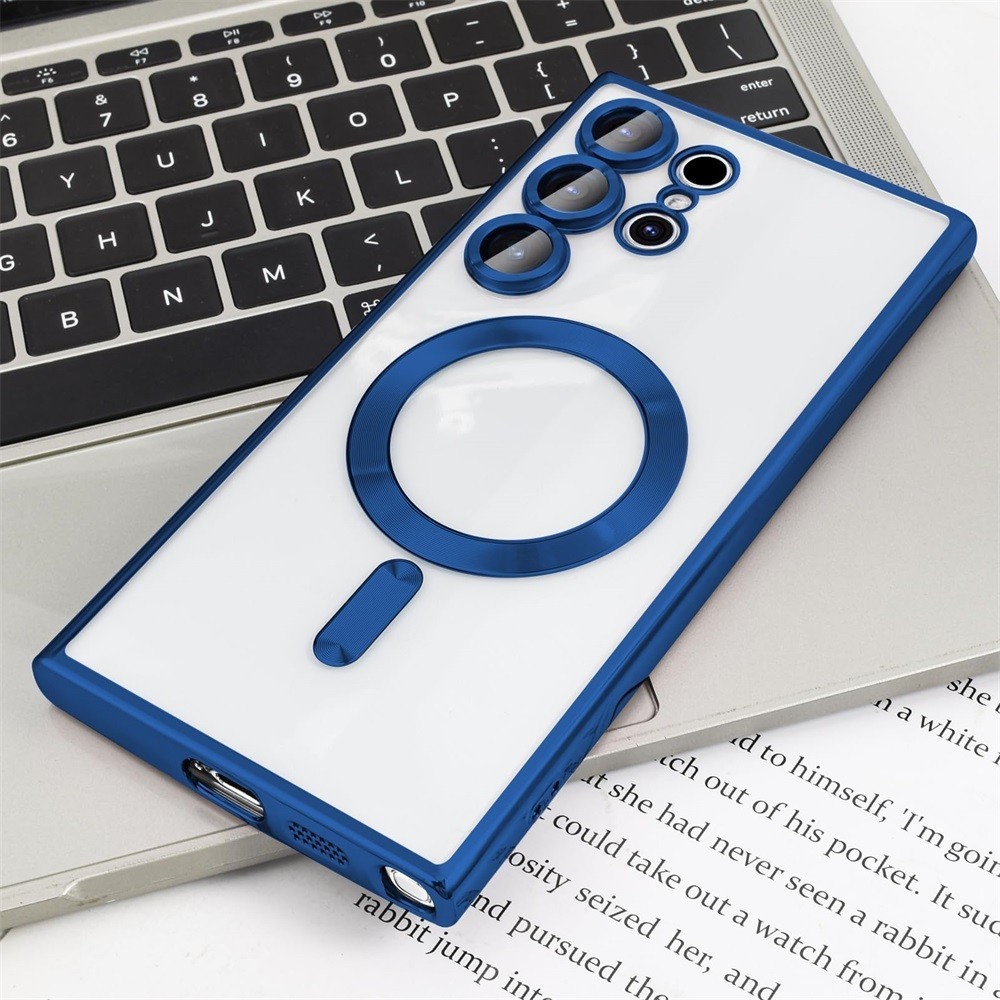 Capa Magnética Transparente Para Samsung Galaxy A55 A05 A05S A15 A35 S24 S23 S20 FE Ultra Plus ...