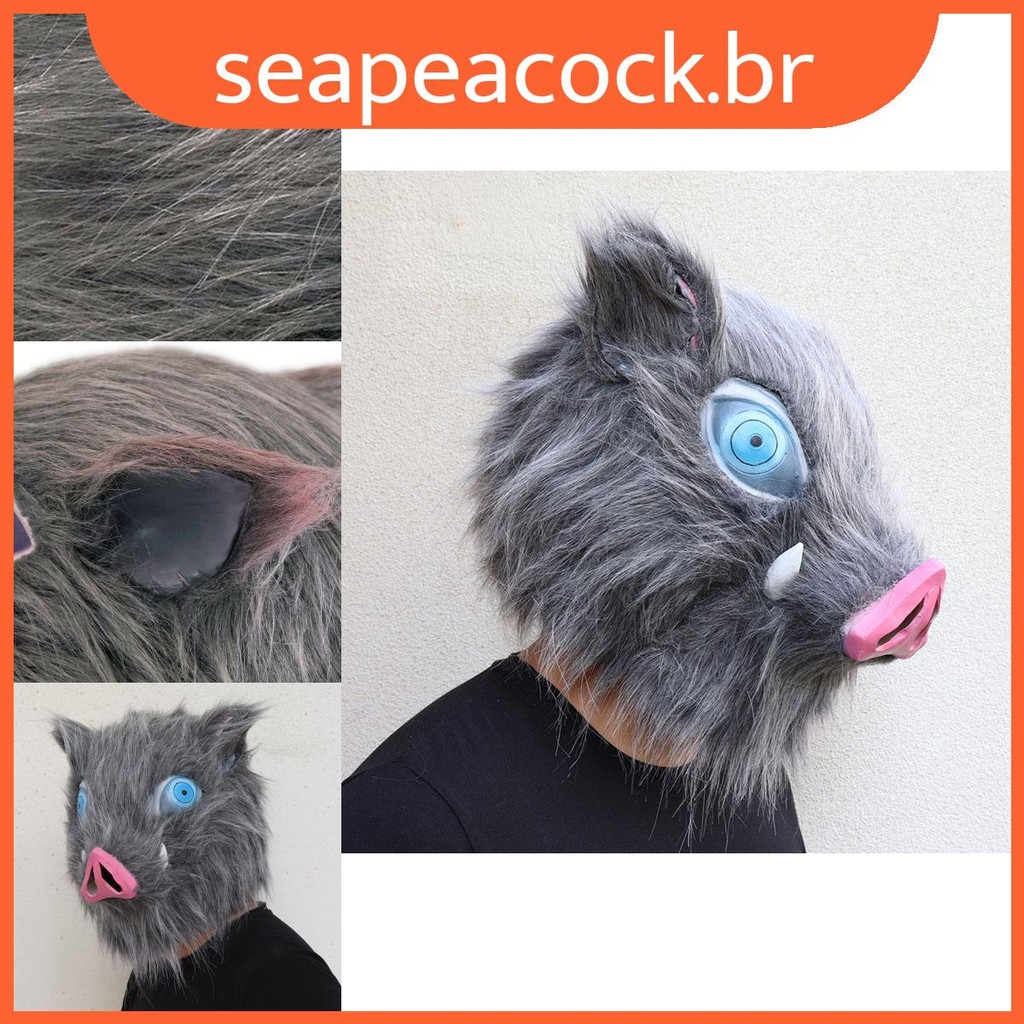 Caçador De Halloween : Demônio Kimetsu No Yaiba Hashibira Inosuke ...