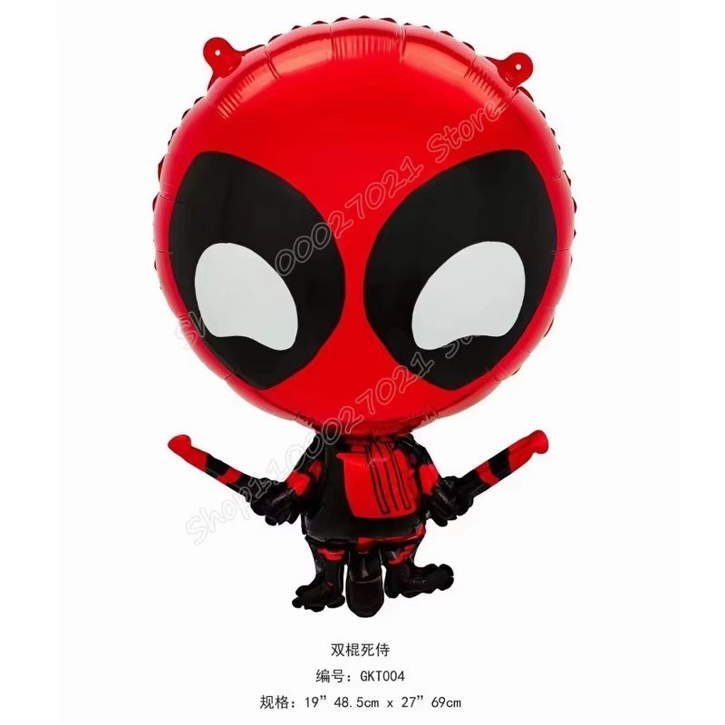 Deadpool cartoon Personagem De Desenho Animado Decoração De Festa Balão ...