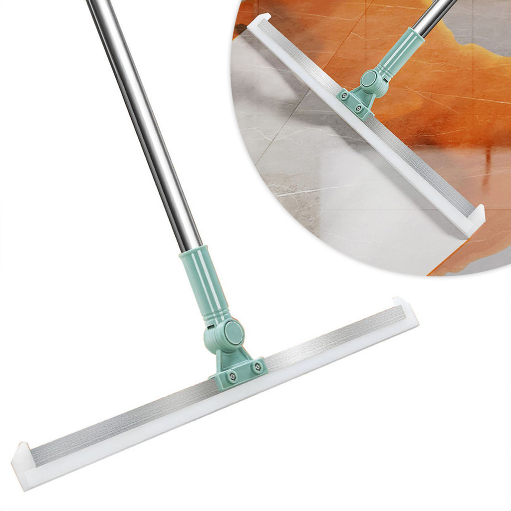 Rodo Vassoura Mágica Silicone Multiuso 50cm com Cabo Extensor – Limpa ...