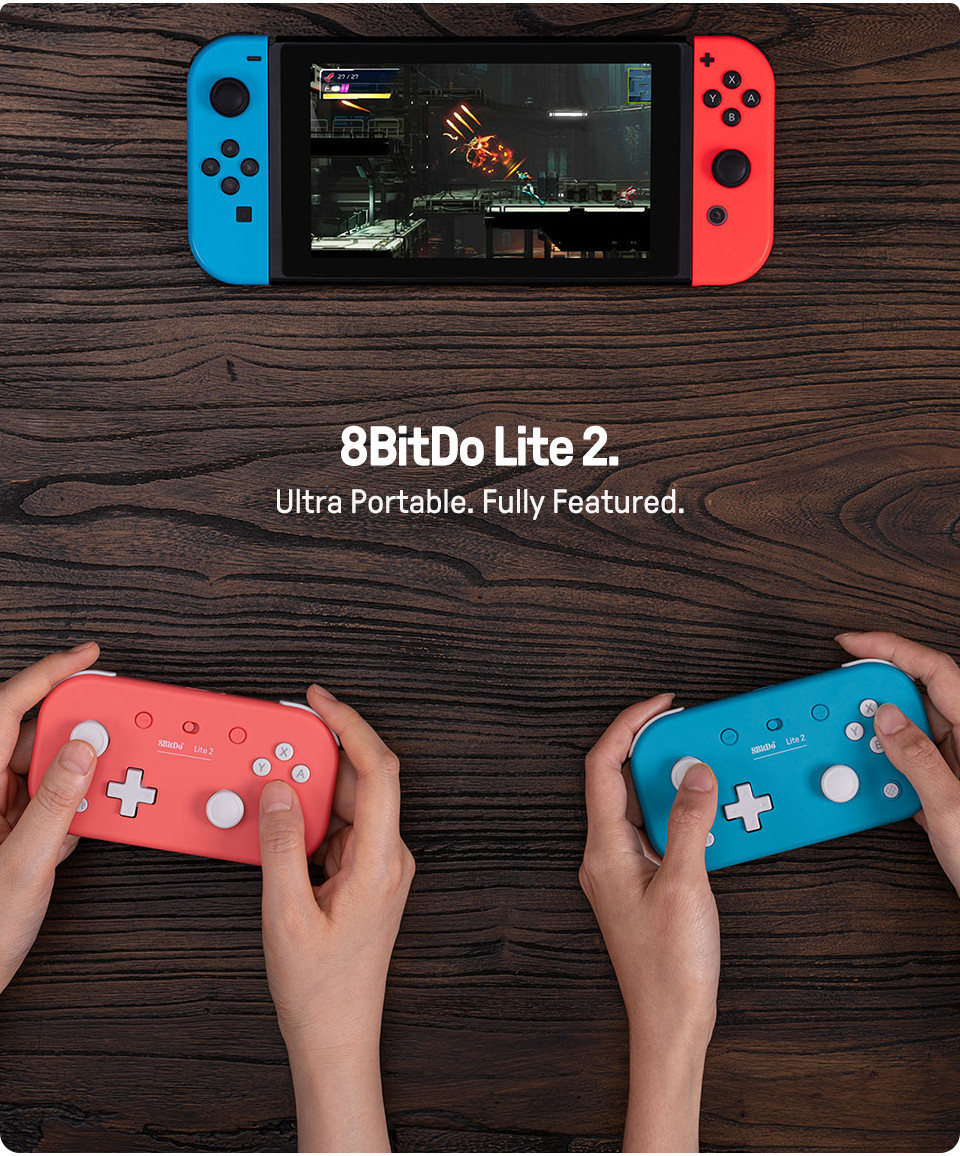 8BitDo Lite 2 Suporte Bluetooth Gamepad Para Android Nintendo Switch Raspberry Pi Controlador ...