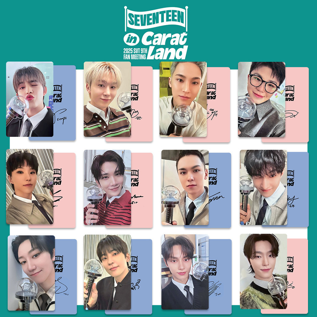 Kpop Dezessete CARATLAND CARATZONE Cartão Pequeno 2025 Zona Coletor SVT Idol Periférico | Shopee ...