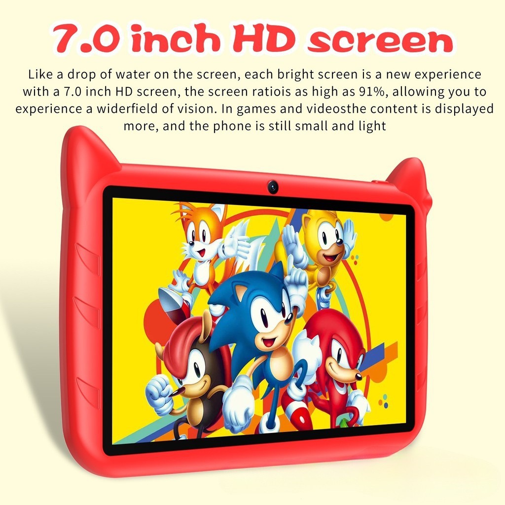 7 Inch Kid Tablet Android 13, 4GB de RAM 64GB ROM,1TB Expand,5G WiFi ...