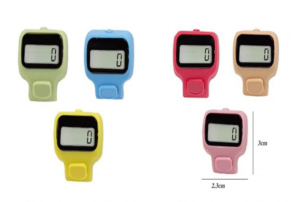 5-digit Ring Counter Led Finger Clicker with Lcd Display Manual Tally ...