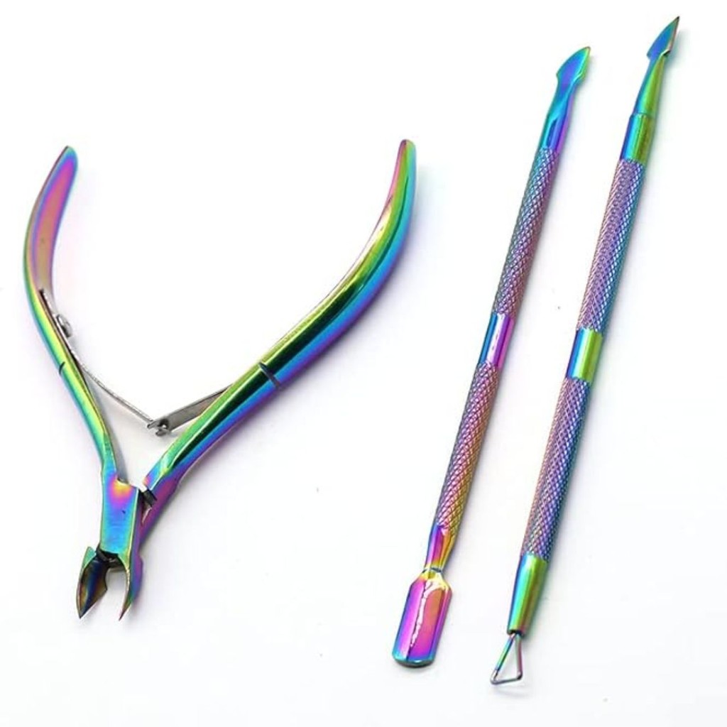kit Alicate para cutícula de unha em aço inoxidável para manicure ...