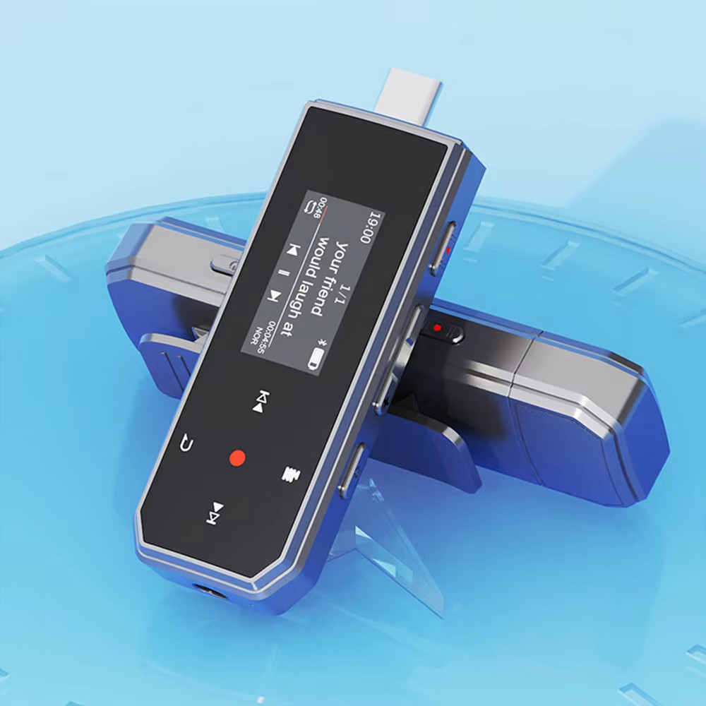 RUIZU X80 USB Bluetooth MP3 Player With Clip Sports Music Player Mini ...