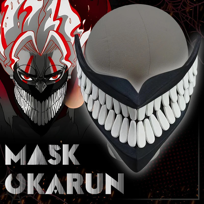 Anime Dadan Ken Takakura Okarun Cosplay Traje Peruca Máscara Uniforme ...