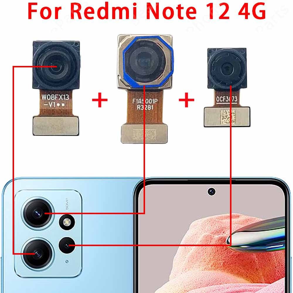 Câmera Traseira Original Para Xiaomi Redmi Note 12 4G 5G 12S Note12 ...