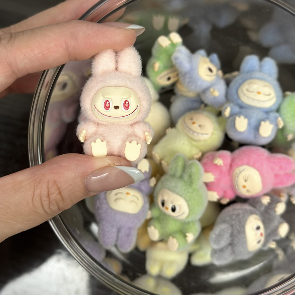 Série Labubu Dos Desenhos Animados Mini Reunindo Requintado Bonito ...